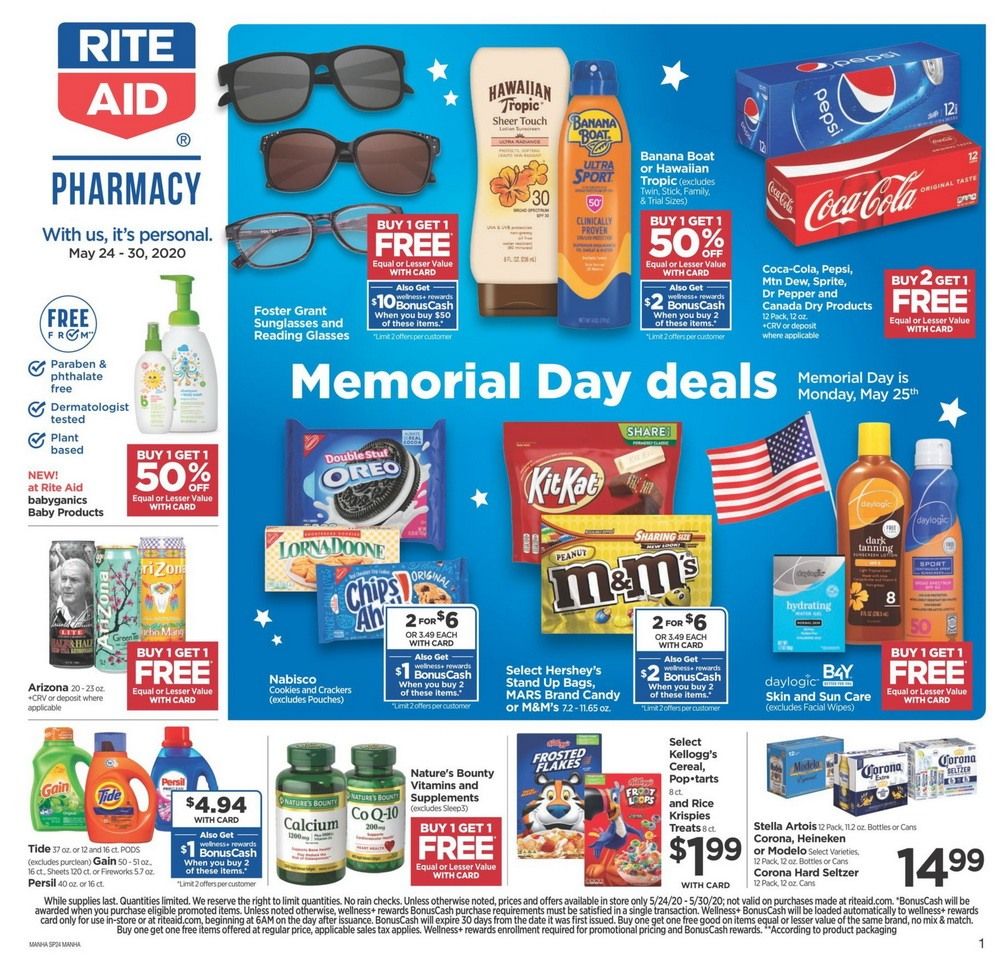 Rite Aid Weekly Ad May 24 – May 30, 2020
