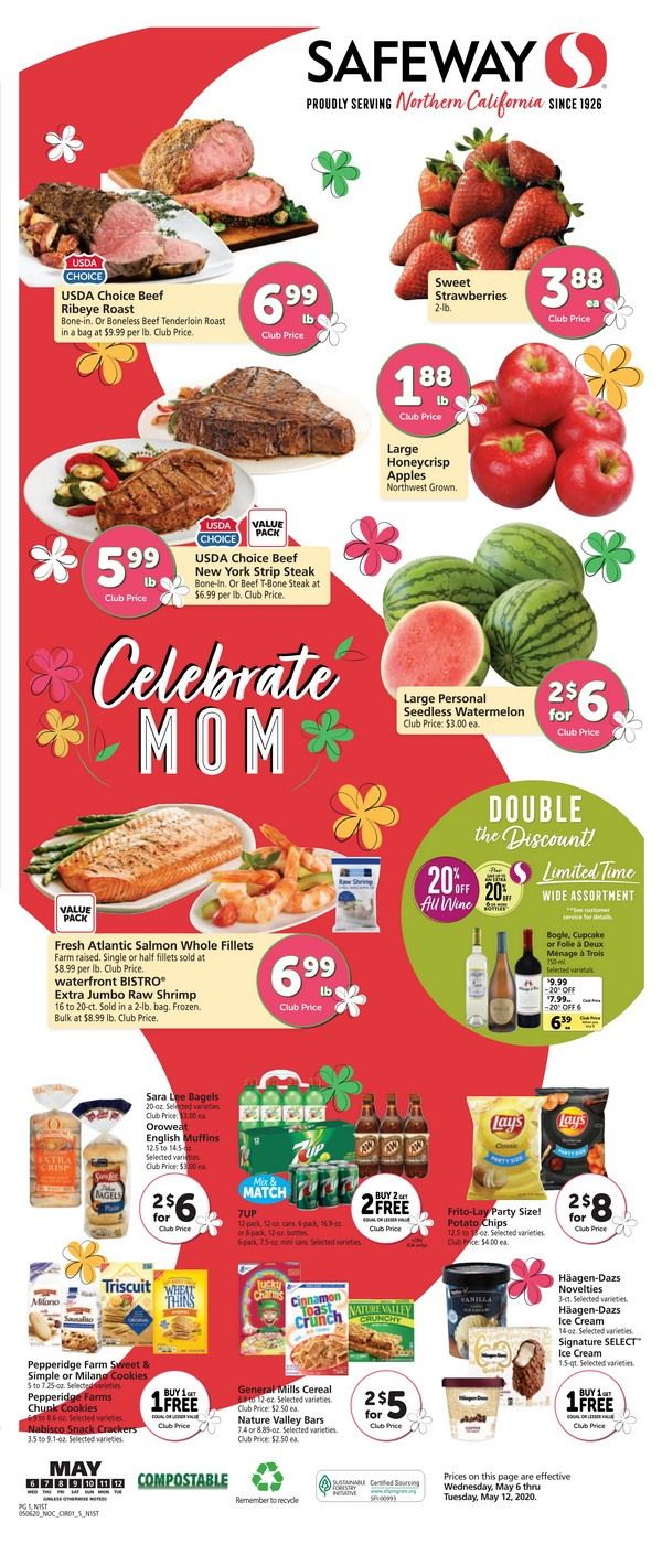 Safeway Weekly Ad May 06 – May 12, 2020