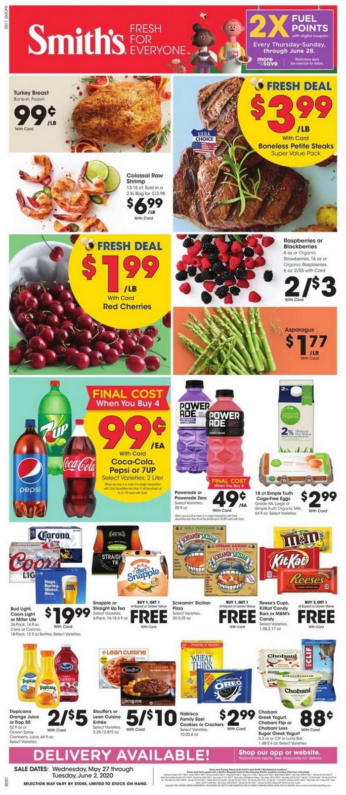 Smith's Food and Drug Weekly Circular May 27 – June 02, 2020