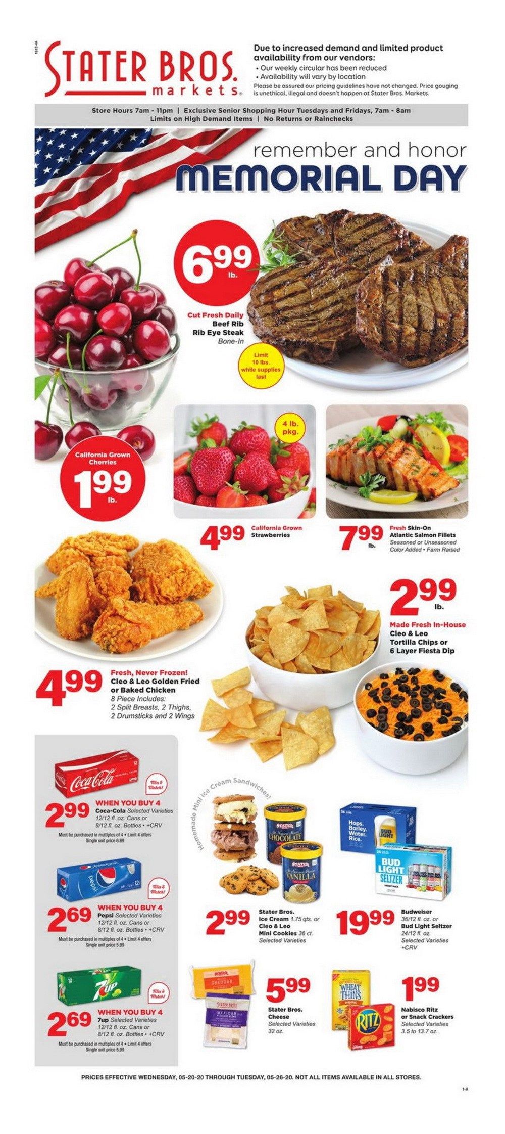 Stater Bros Weekly Ad May 20 – May 26, 2020