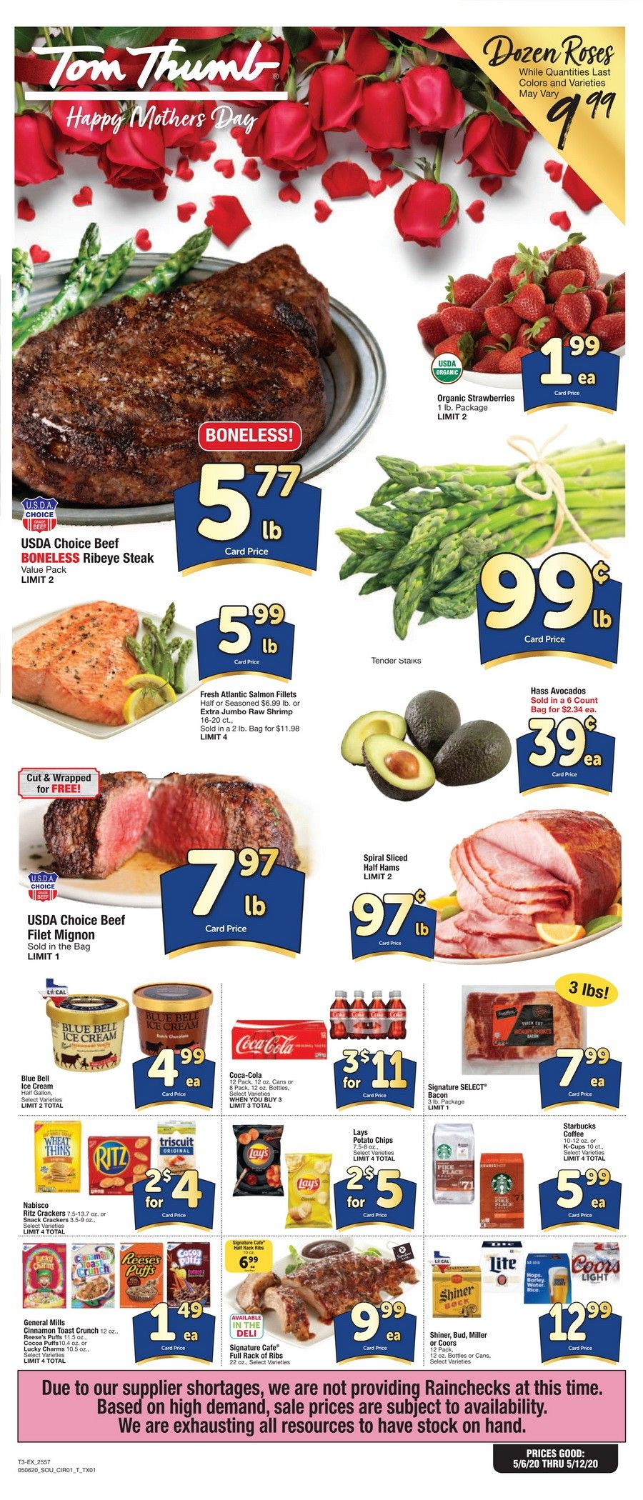 Tom Thumb Weekly Ad May 06 – May 12, 2020