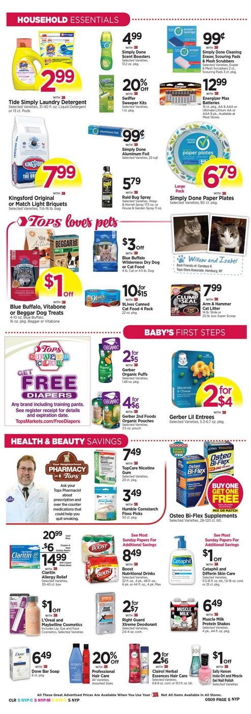 Tops Weekly Circular May 03 – May 09, 2020