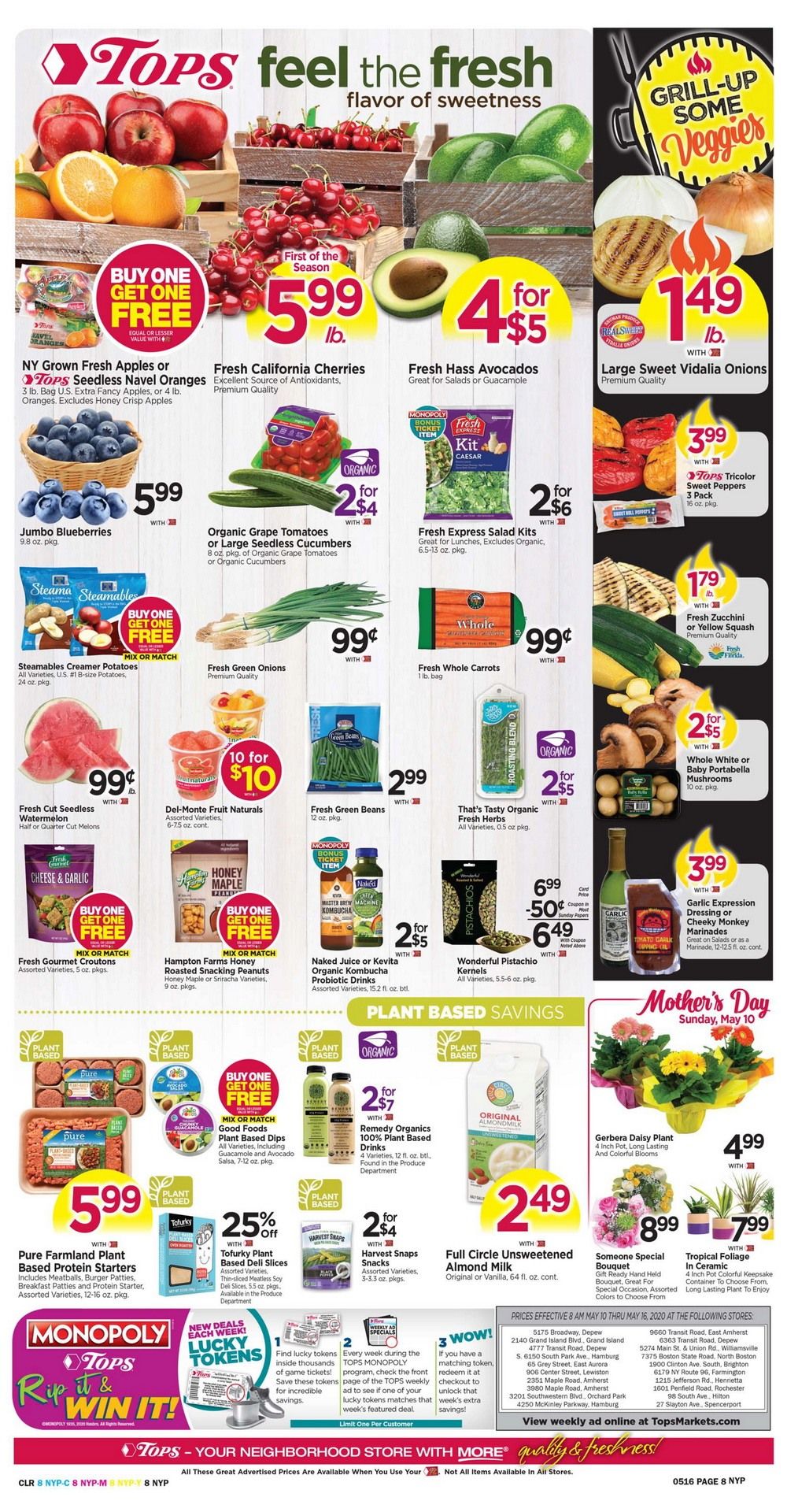 Tops Weekly Circular May 10 – May 16, 2020