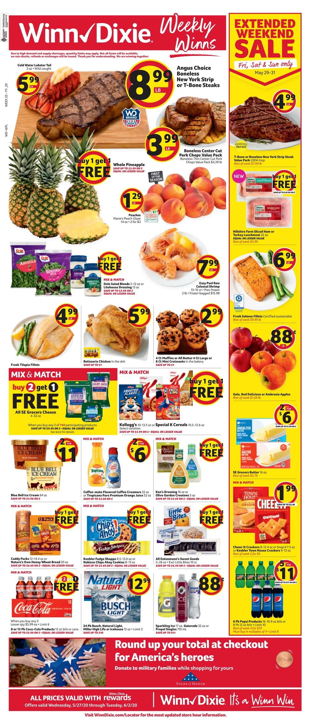 Winn-Dixie Weekly Ad May 27 – June 02, 2020