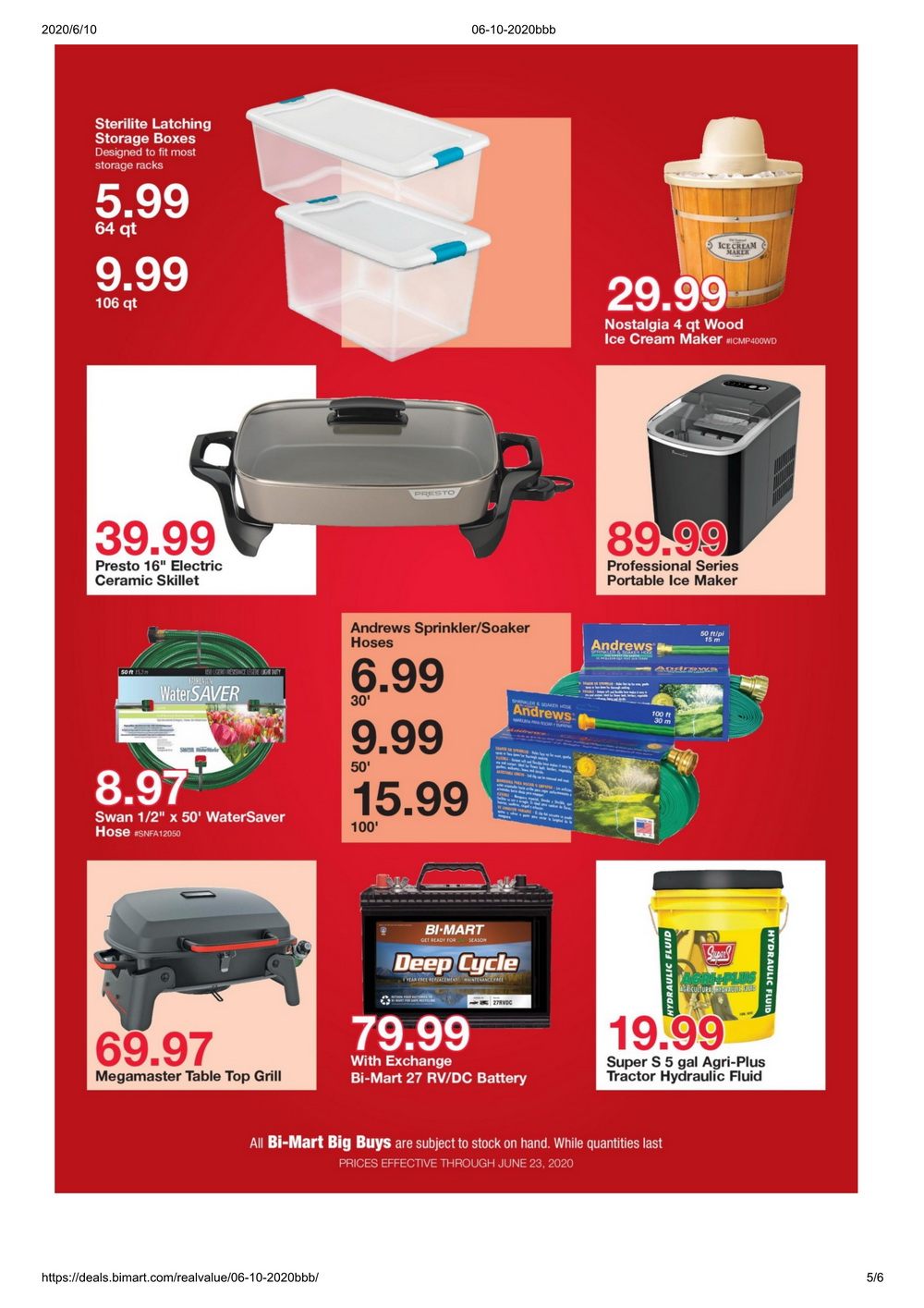 Bi-Mart Weekly Ad Jun 10 – Jun 23, 2020