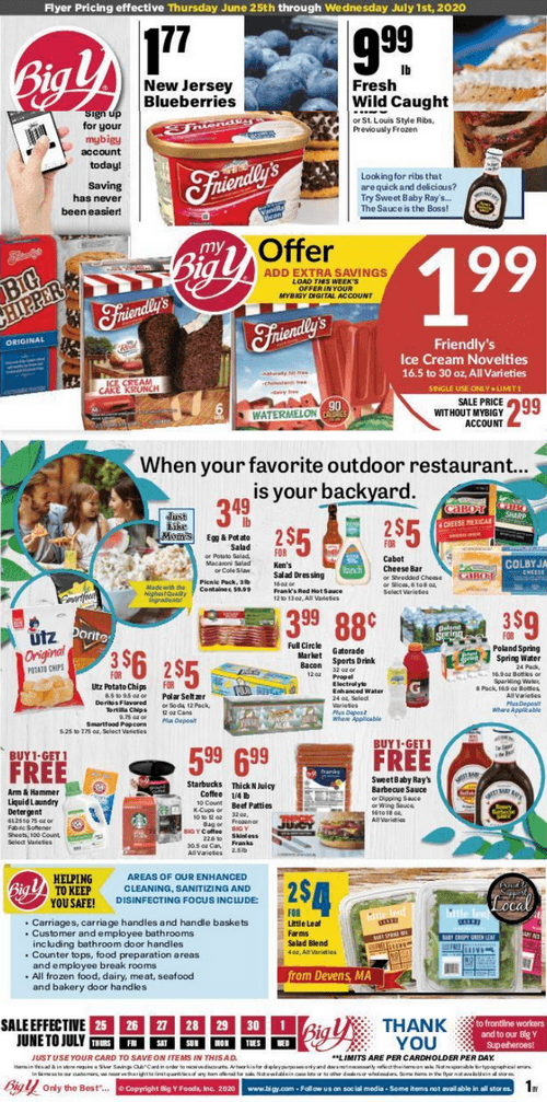 Big Y Weekly Ad June 25 – July 01, 2020