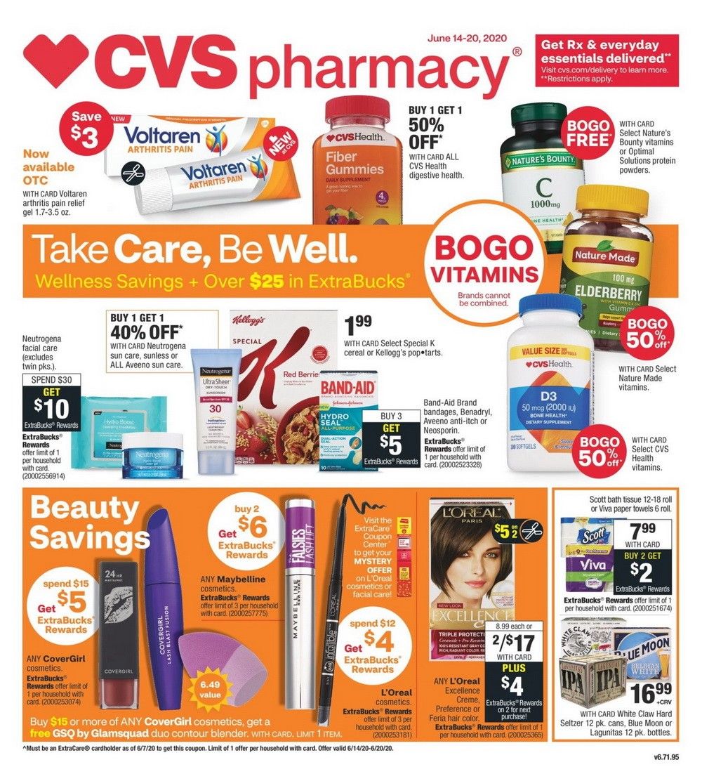 CVS Weekly Ad June 14 – June 20, 2020