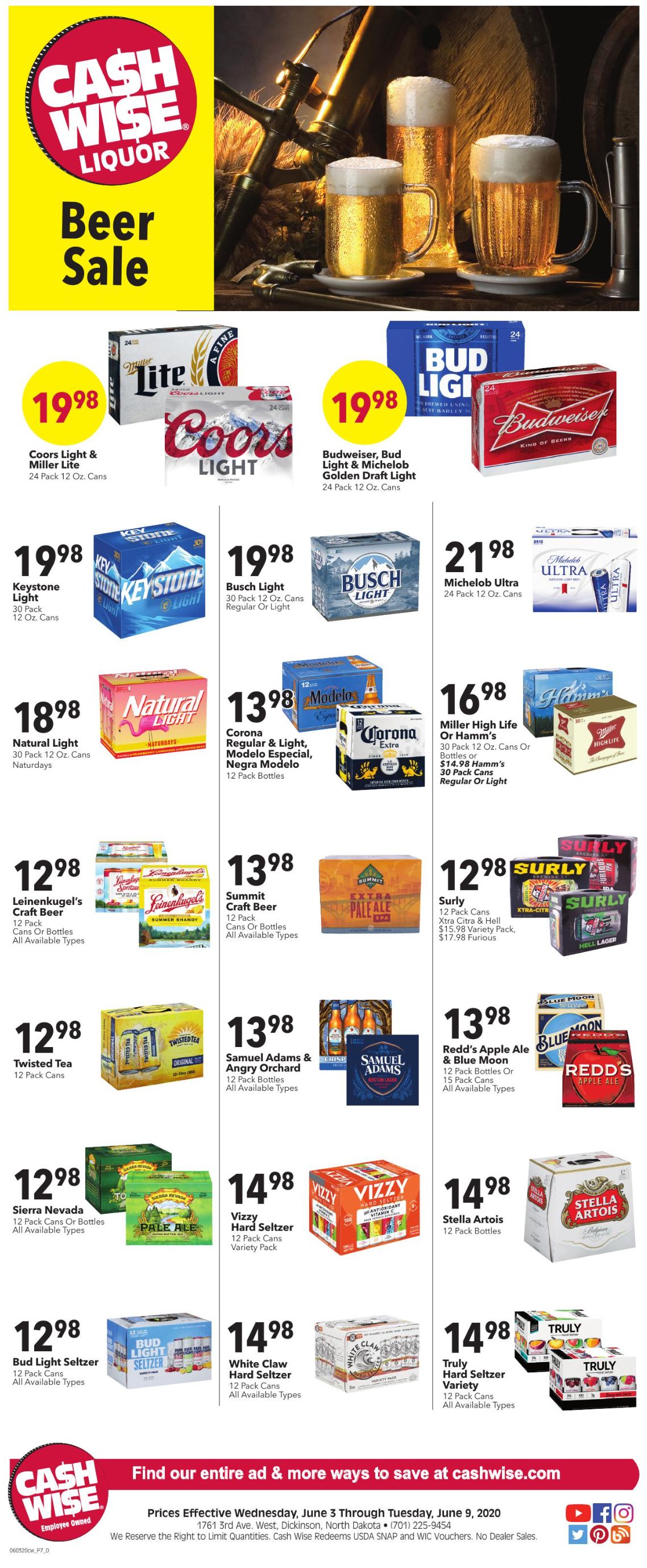 Cash Wise Weekly Ad Jun 03 – Jun 09, 2020