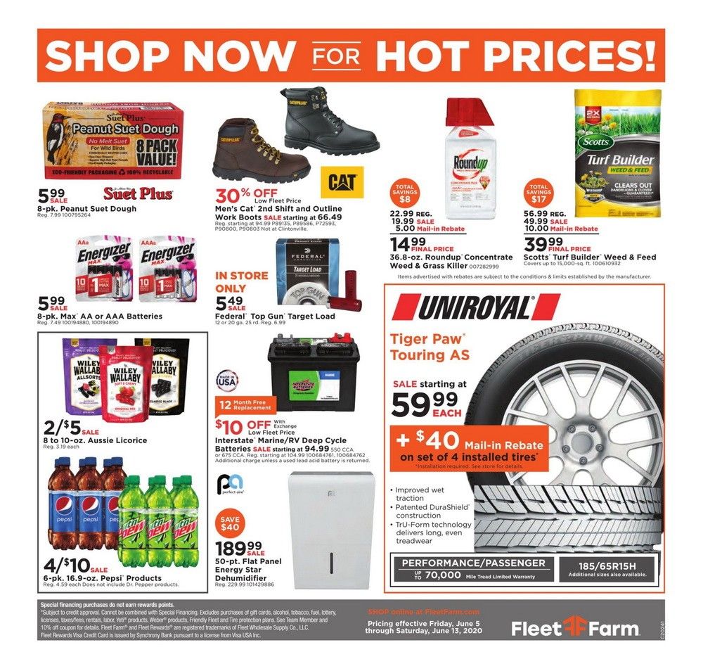 Fleet Farm Weekly Ad June 05 – June 13, 2020