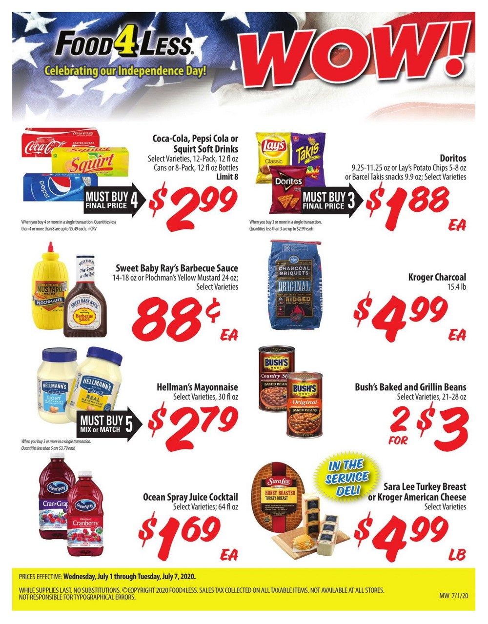 Food 4 Less Weekly Ad July 01 – July 07, 2020