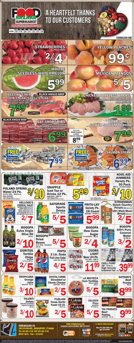 Food Bazaar Weekly Ad Jun 18 – Jun 24, 2020