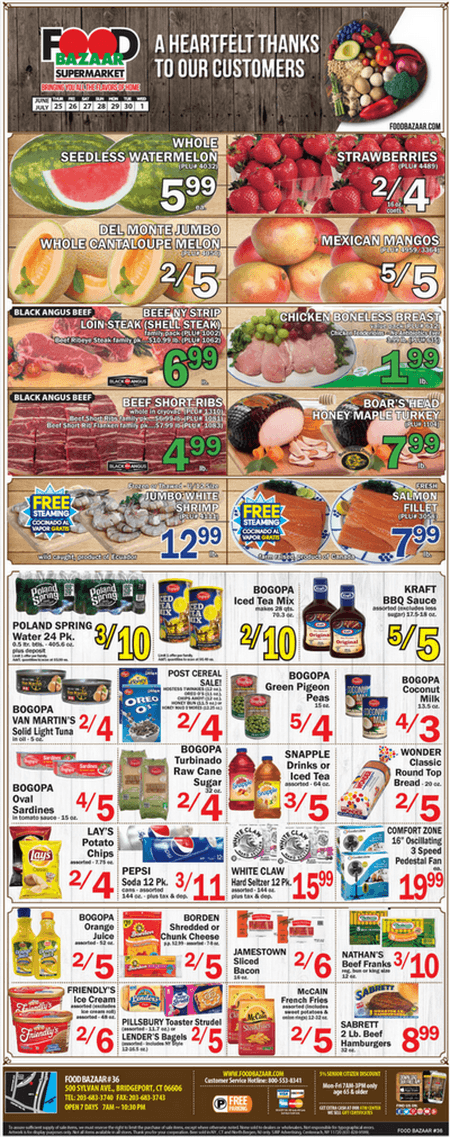 Food Bazaar Weekly Ad June 25 – July 01, 2020