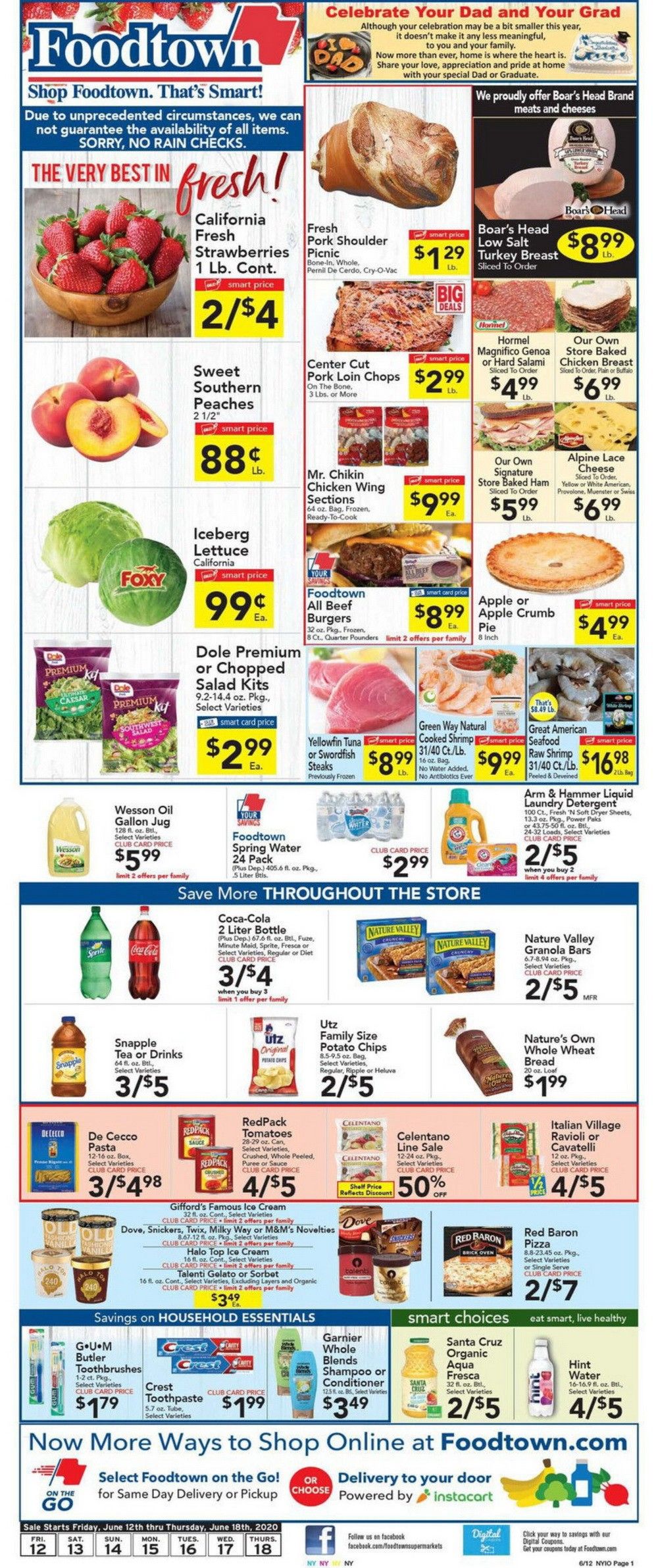 Foodtown Weekly Ad Jun 12 – Jun 18, 2020