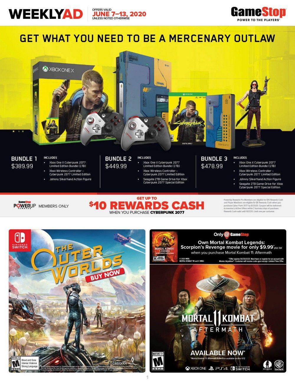 GameStop Weekly Ad June 07 – June 13, 2020