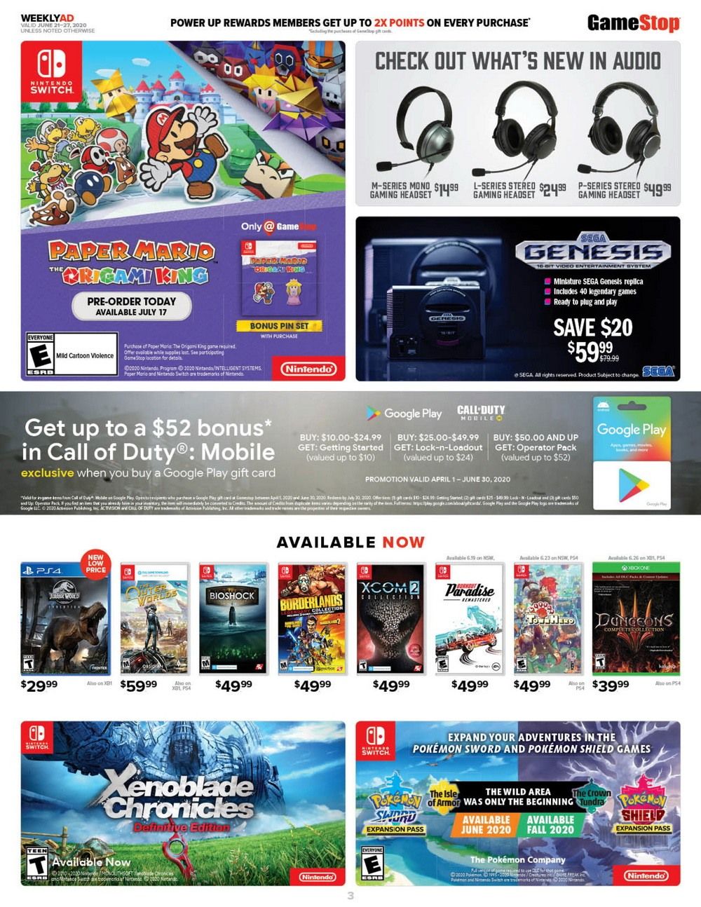 GameStop Weekly Ad June 21 – June 27, 2020