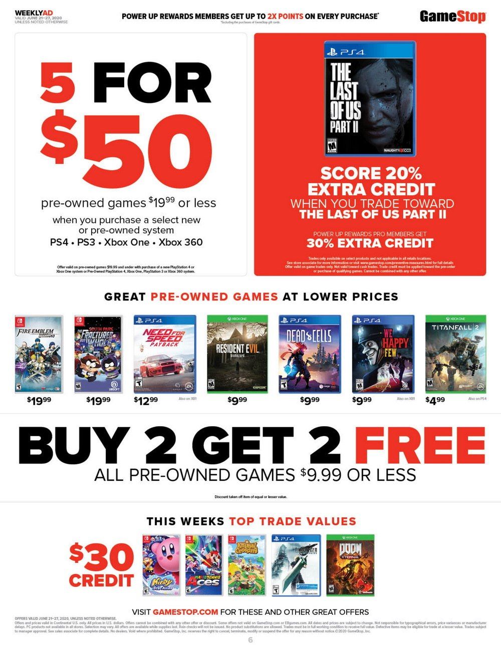 GameStop Weekly Ad June 21 – June 27, 2020
