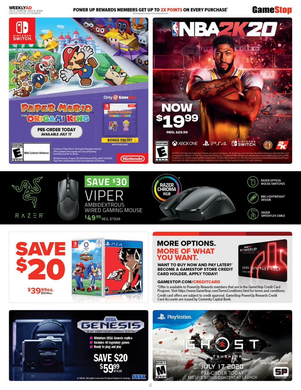 GameStop Weekly Ad June 28 – July 04, 2020