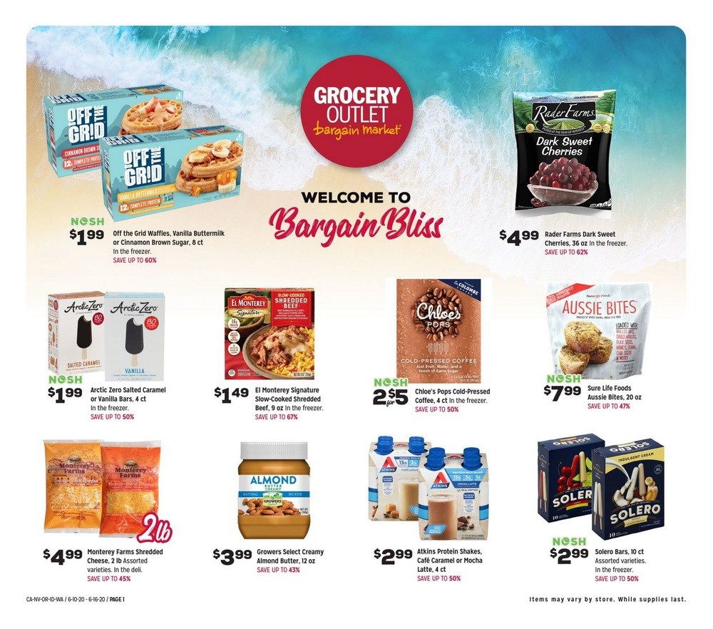 Grocery Outlet Weekly Ad June 10 – June 16, 2020