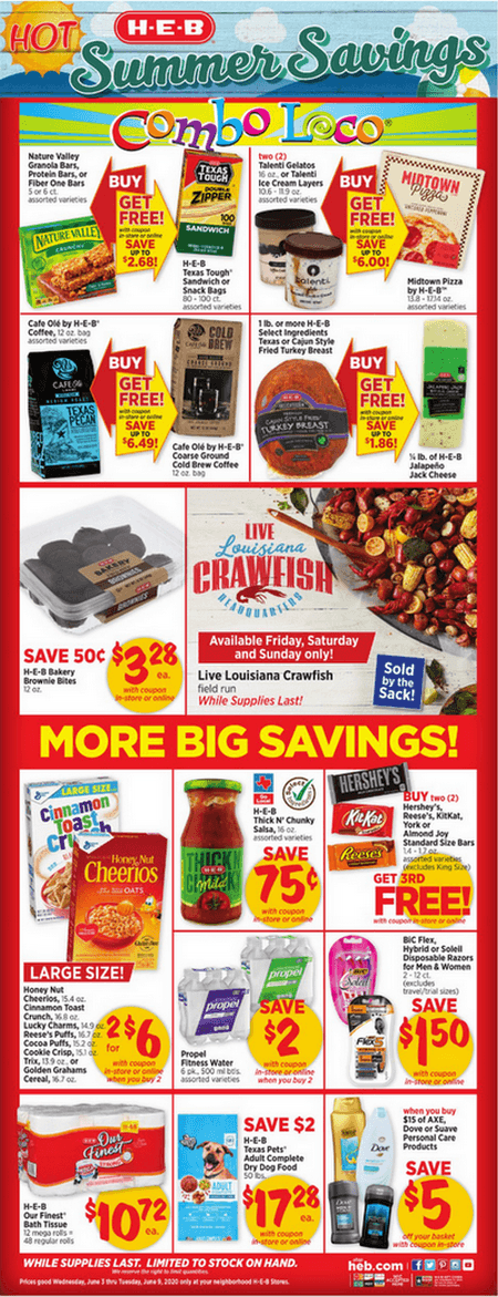 HEB Weekly Ad Jun 03 – Jun 09, 2020