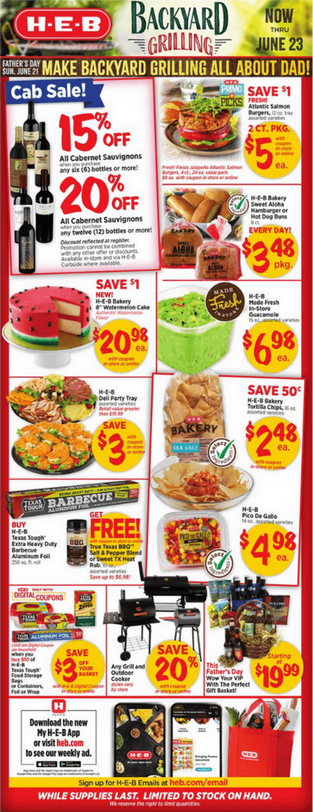 HEB Weekly Ad June 17 – June 23, 2020