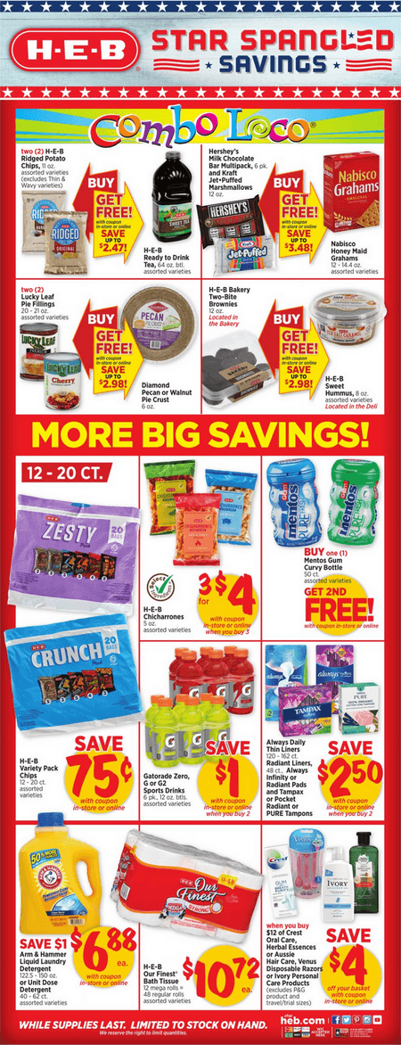 HEB Weekly Ad June 24 – June 30, 2020