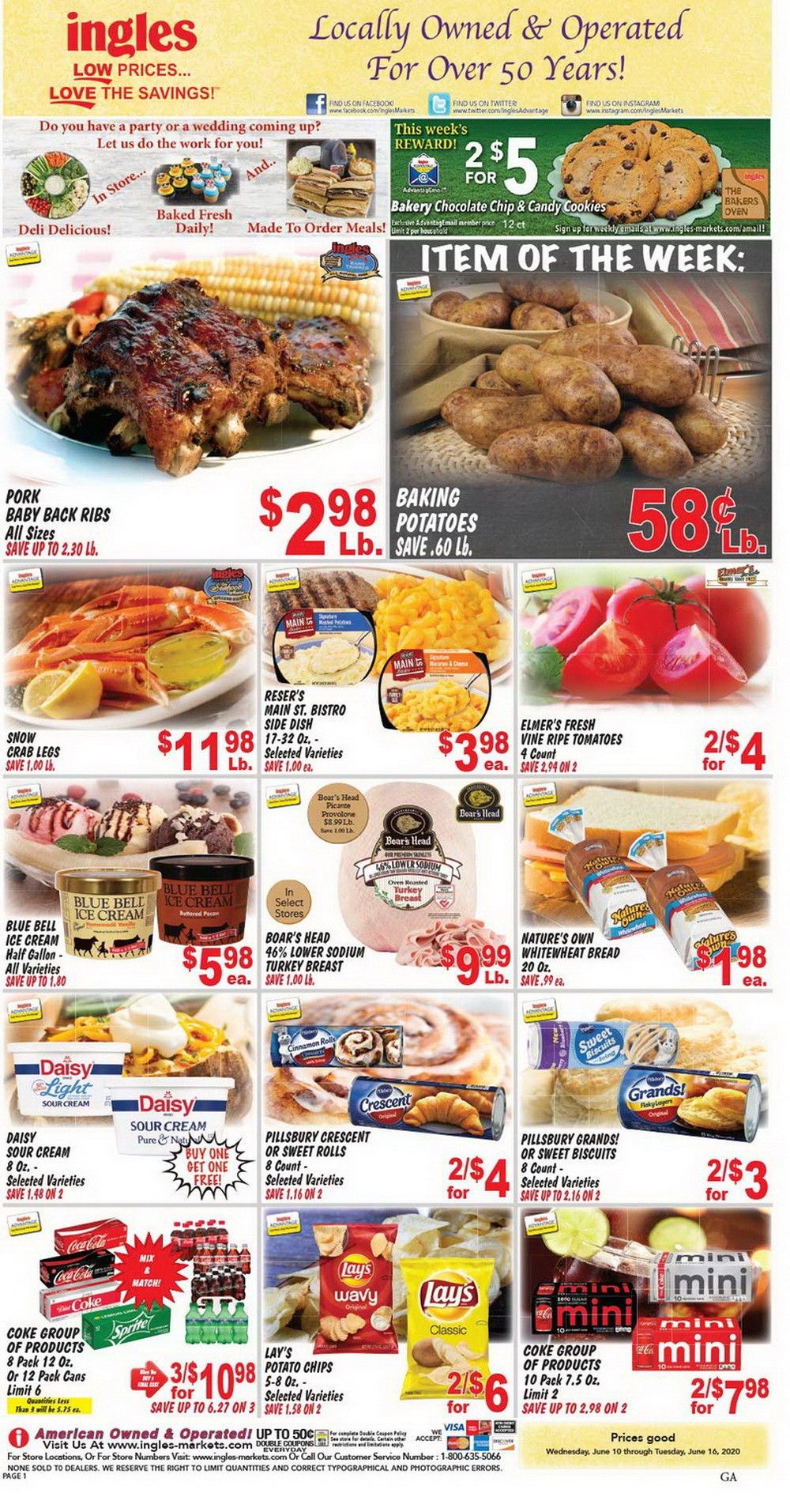 Ingles Weekly Flyer June 10 – June 16, 2020