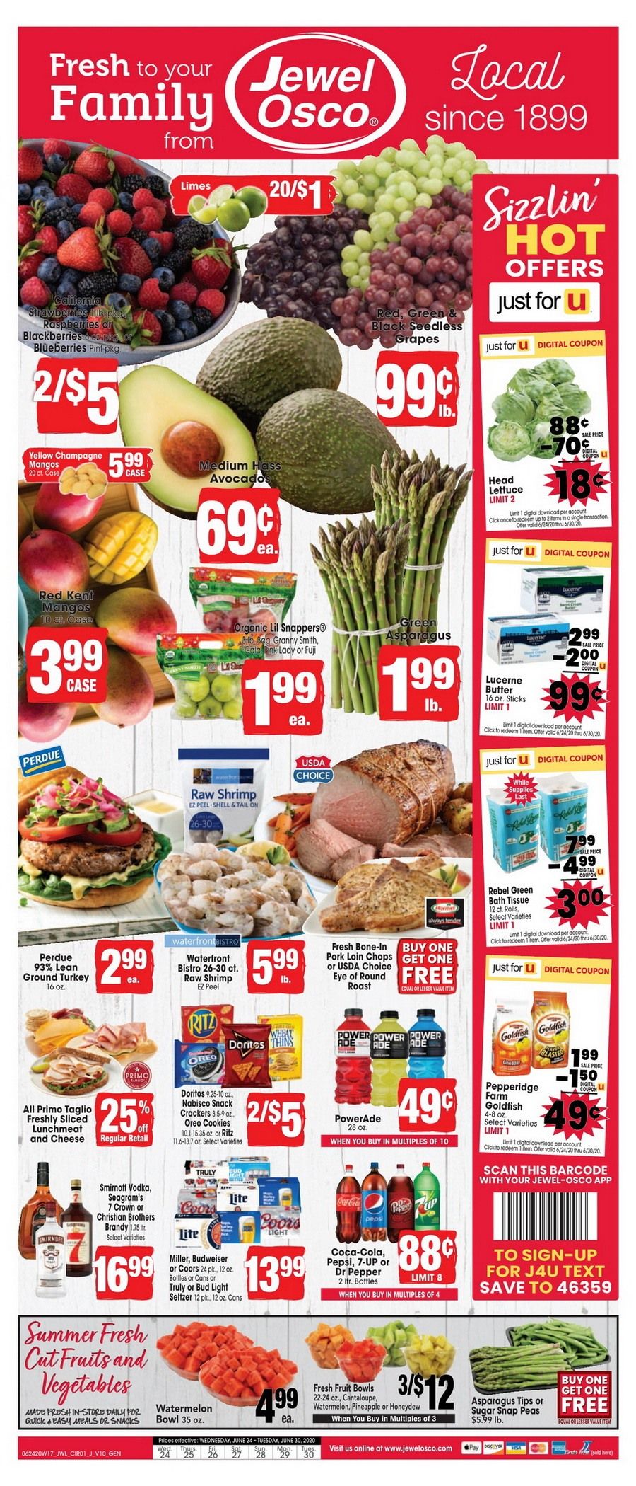Jewel Osco Weekly Circular June 24 – June 30, 2020