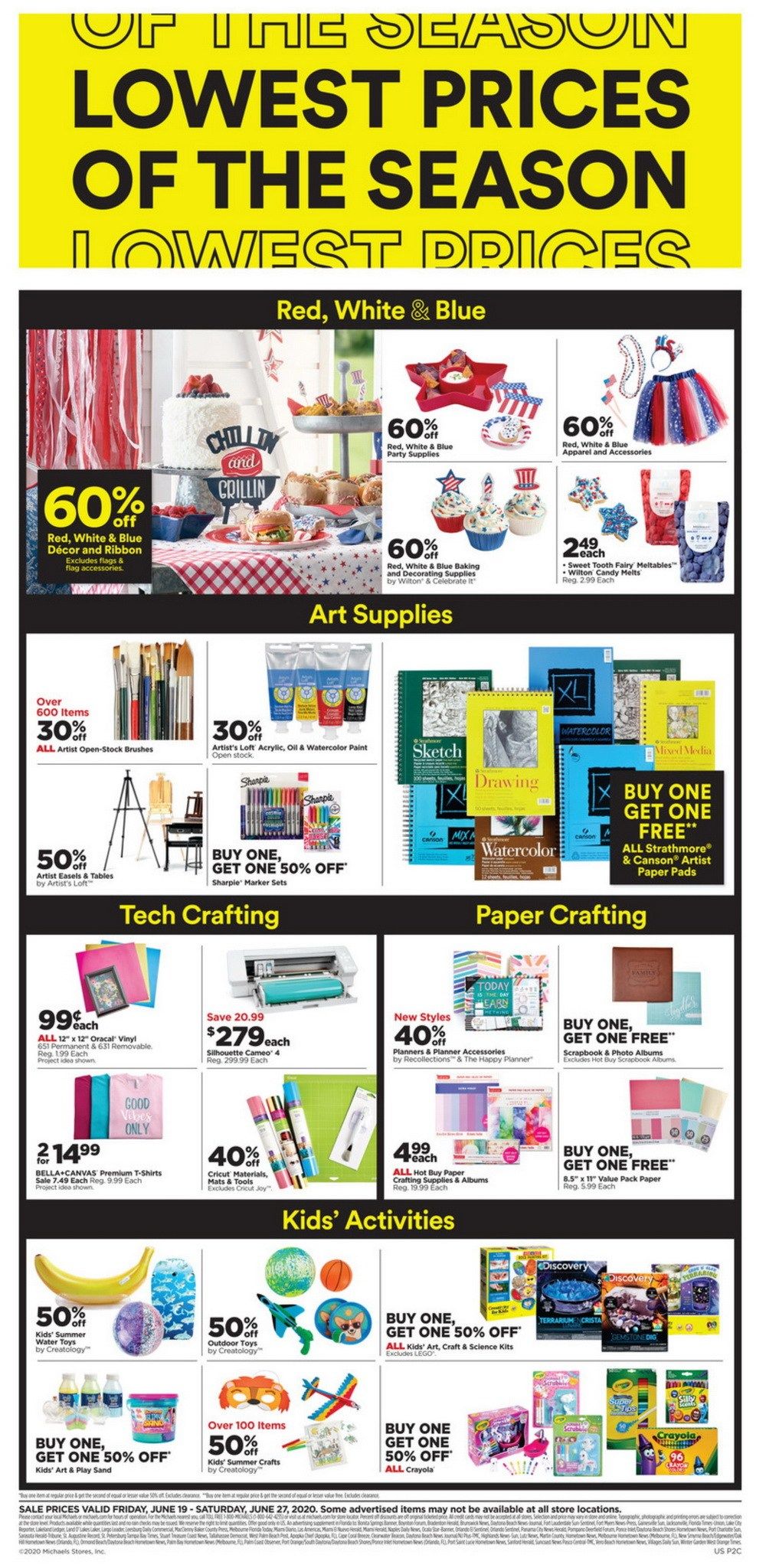 Michaels Weekly Ad Jun 19 – Jun 27, 2020