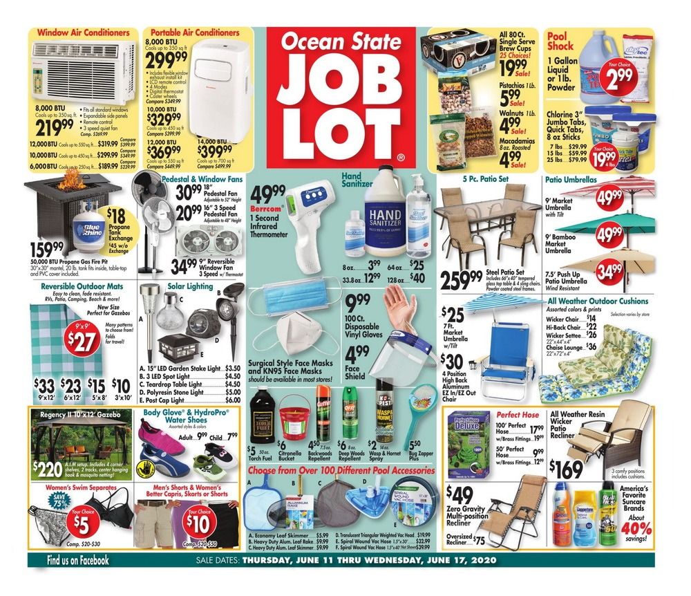 Ocean State Job Lot Weekly Ad Jun 11 – Jun 17, 2020