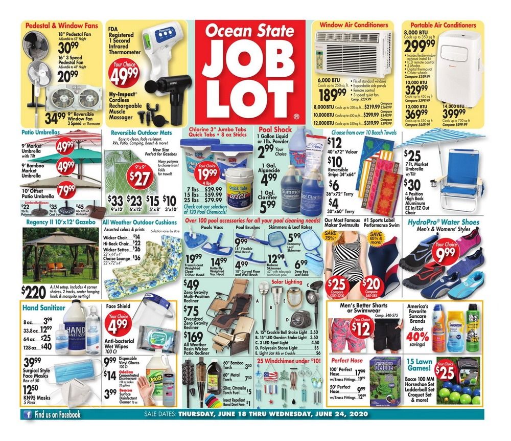 Ocean State Job Lot Weekly Ad Jun 18 – Jun 24, 2020