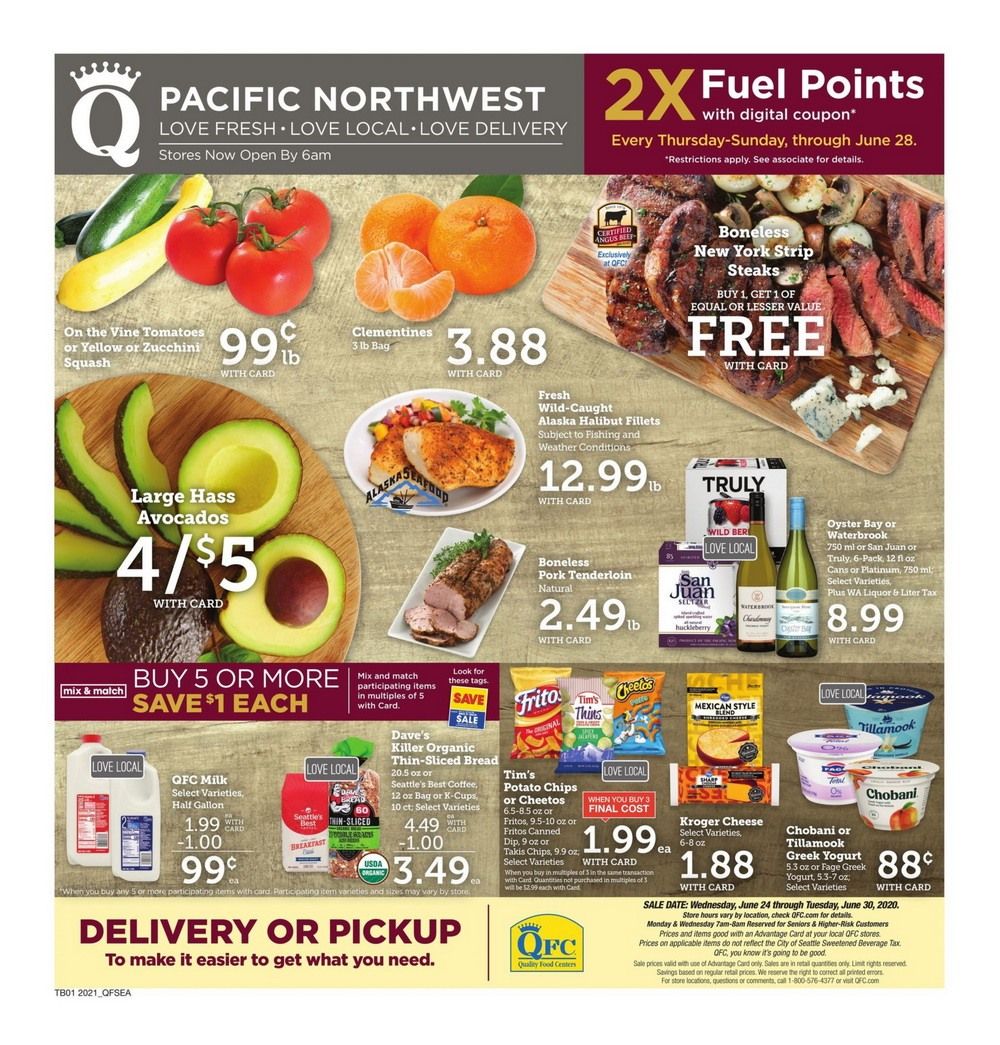 QFC Weekly Ad June 24– June 30, 2020