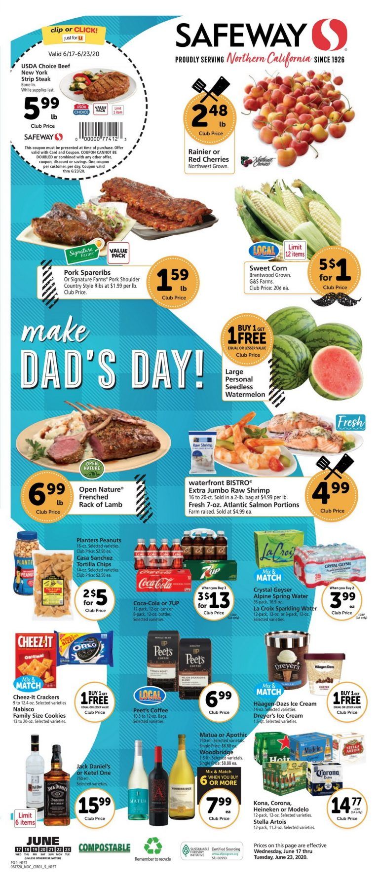 Safeway Weekly Ad Jun 17 – Jun 23, 2020