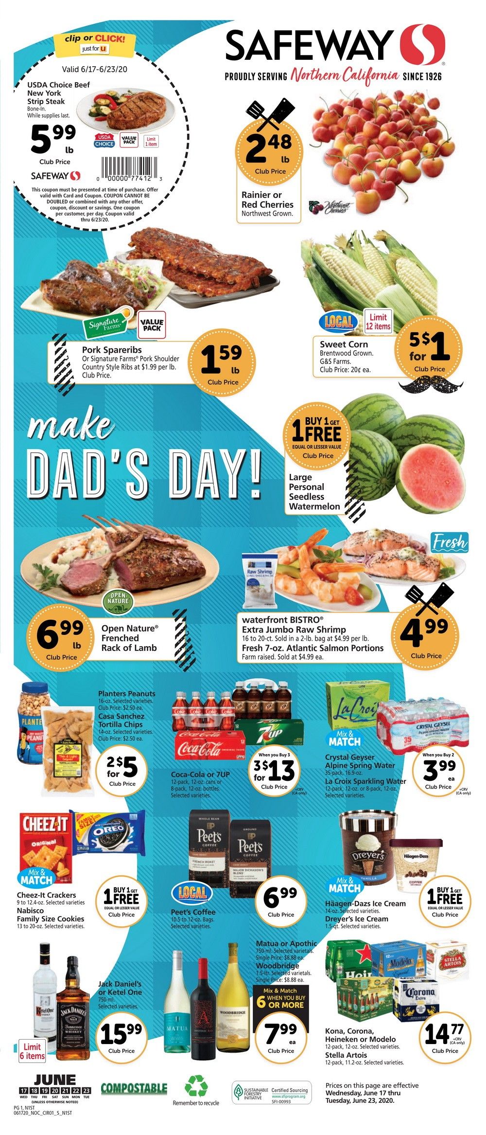 Safeway Weekly Ad Jun 17 – Jun 23, 2020