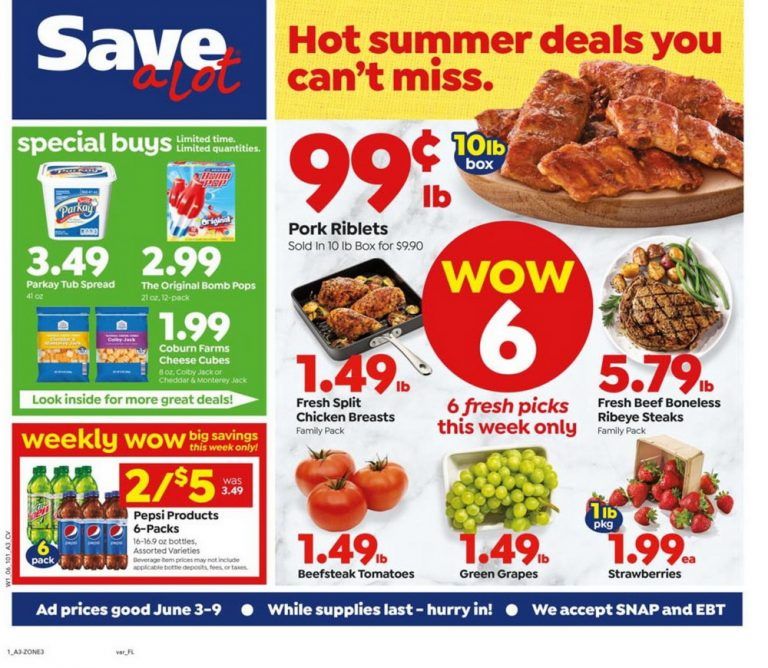 Save A Lot Weekly Ad Jun 03 – Jun 09, 2020