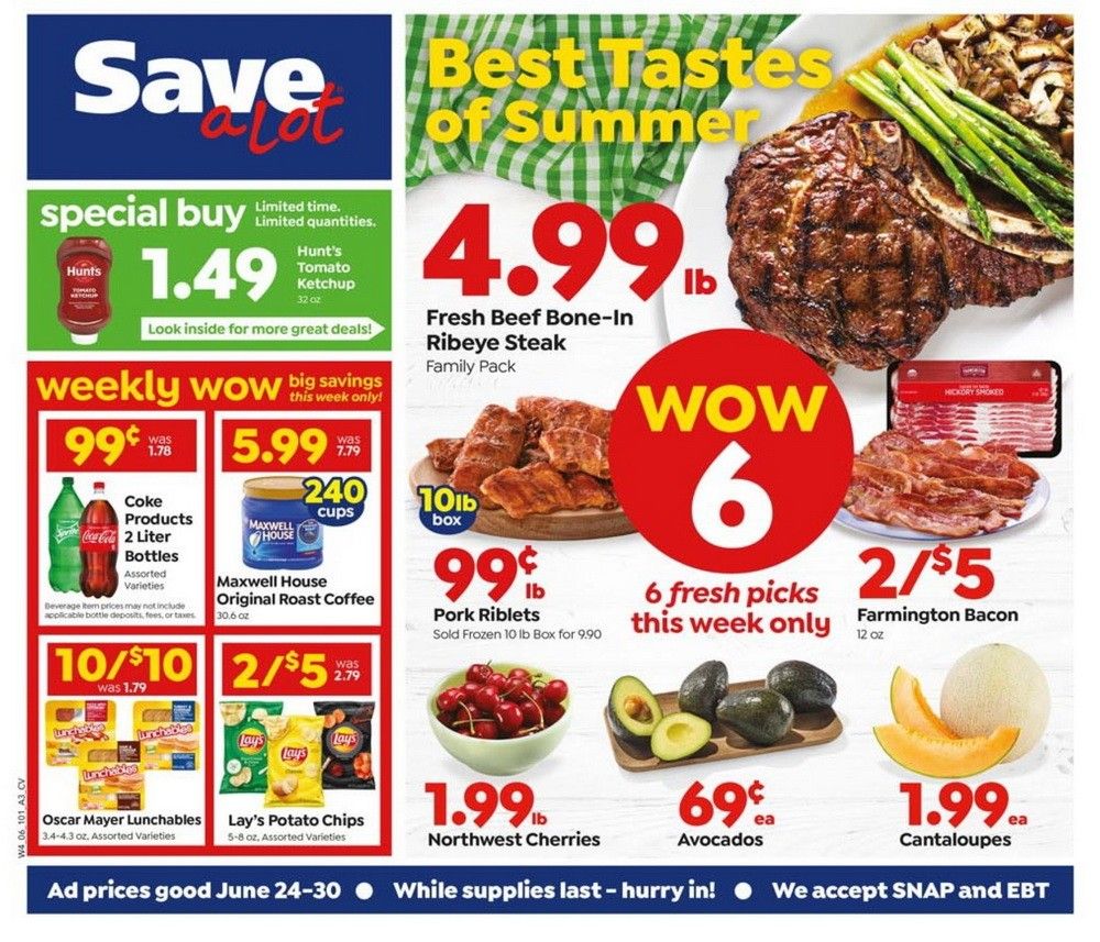 Save A Lot Weekly Ad June 24 – June 30, 2020