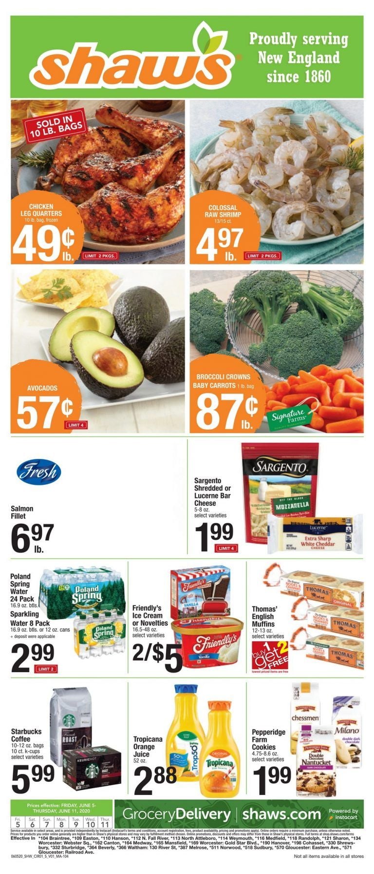 Shaw's Weekly Ad June 05 – June 11, 2020
