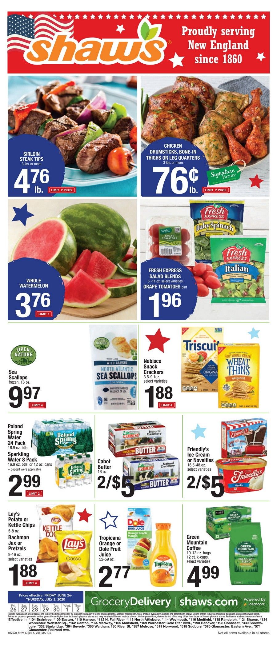Shaw's Weekly Ad Jun 26 – Jul 02, 2020