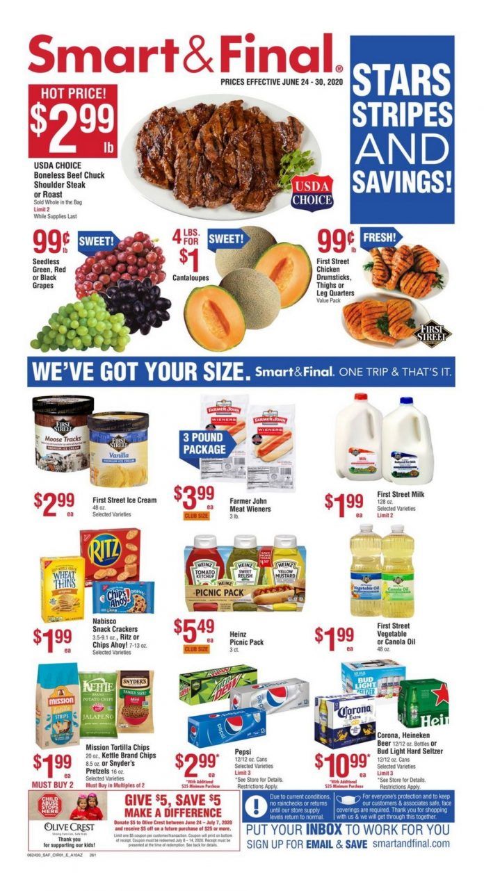 Smart & Final Weekly Ad June 24 – June 30, 2020
