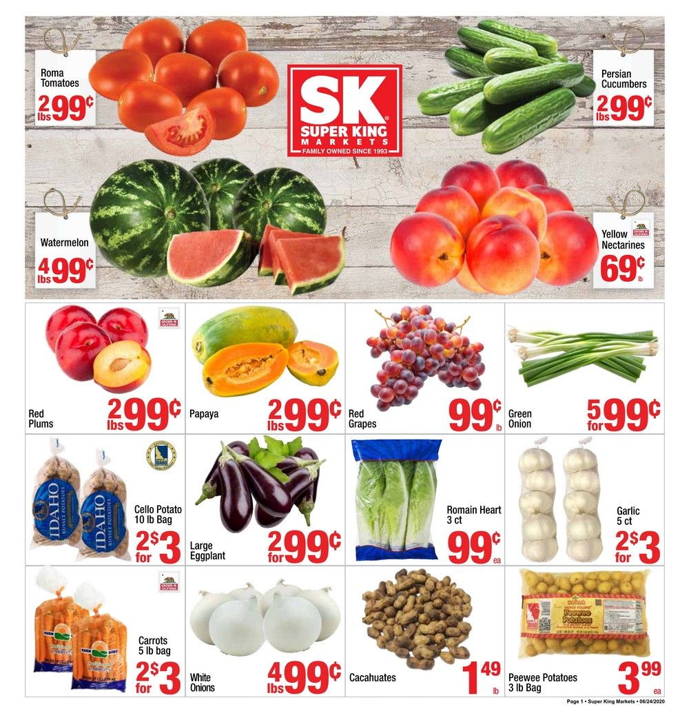 Super King Weekly Ad Jun 24 – Jun 30, 2020