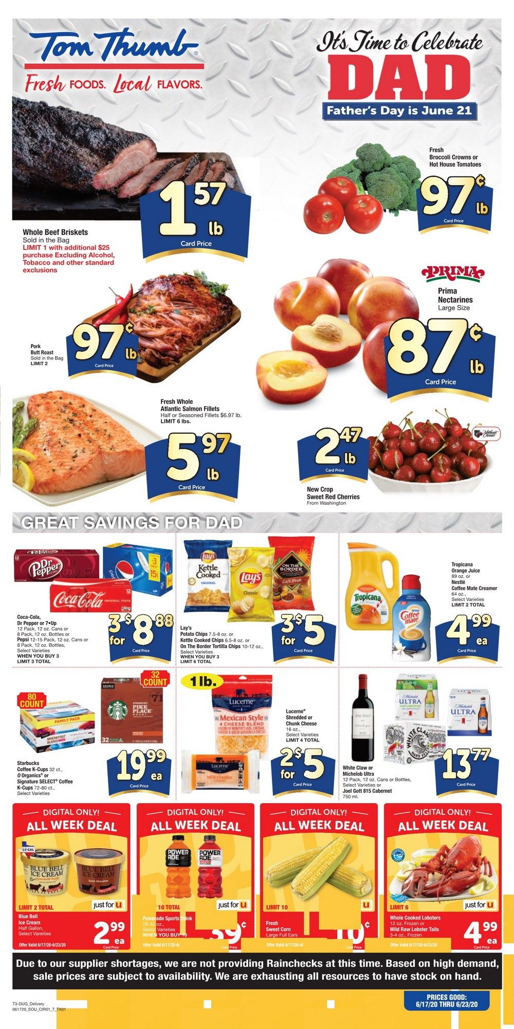 Tom Thumb Weekly Ad June 17 – June 23, 2020
