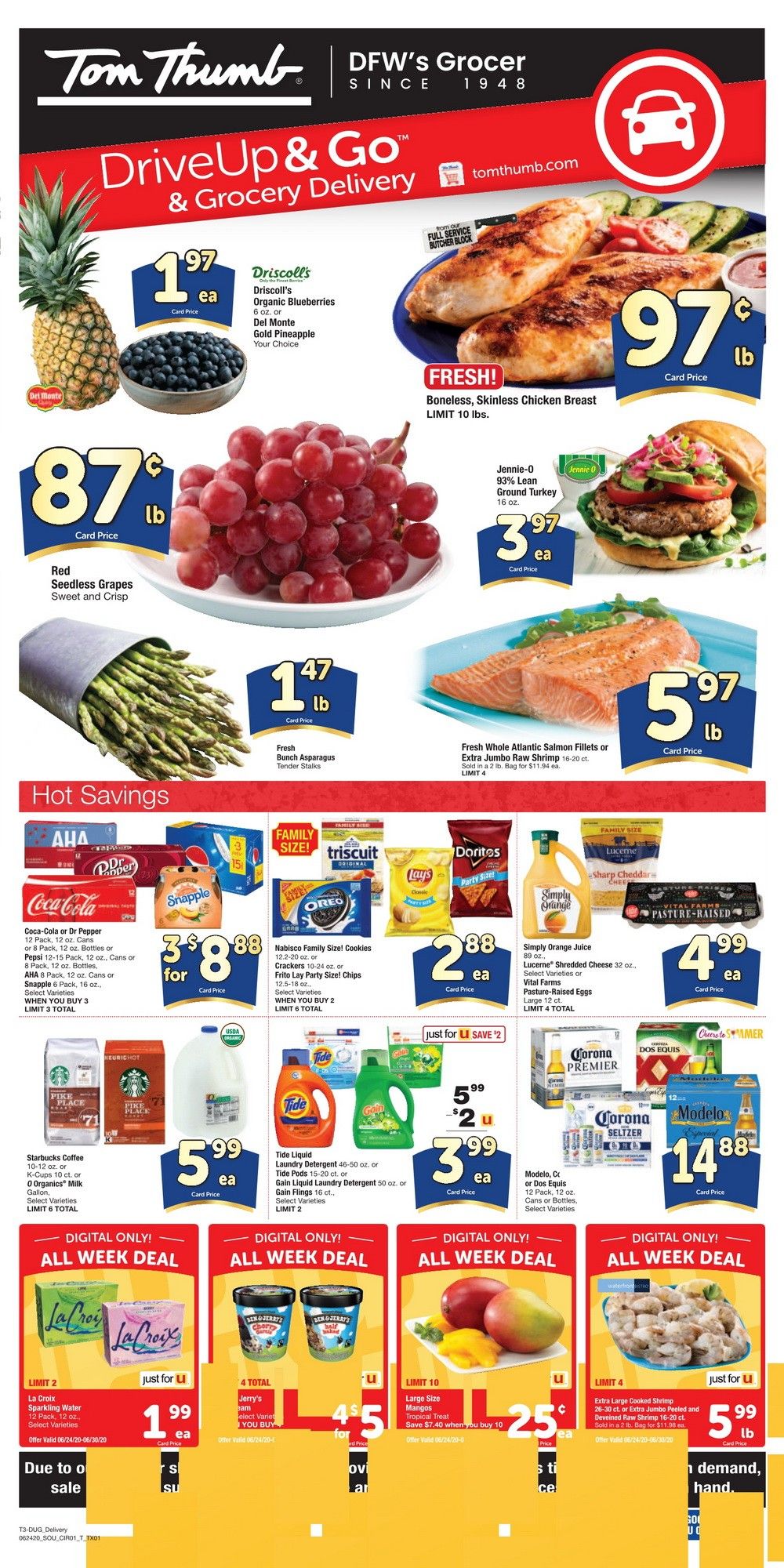 Tom Thumb Weekly Ad June 24 – June 30, 2020