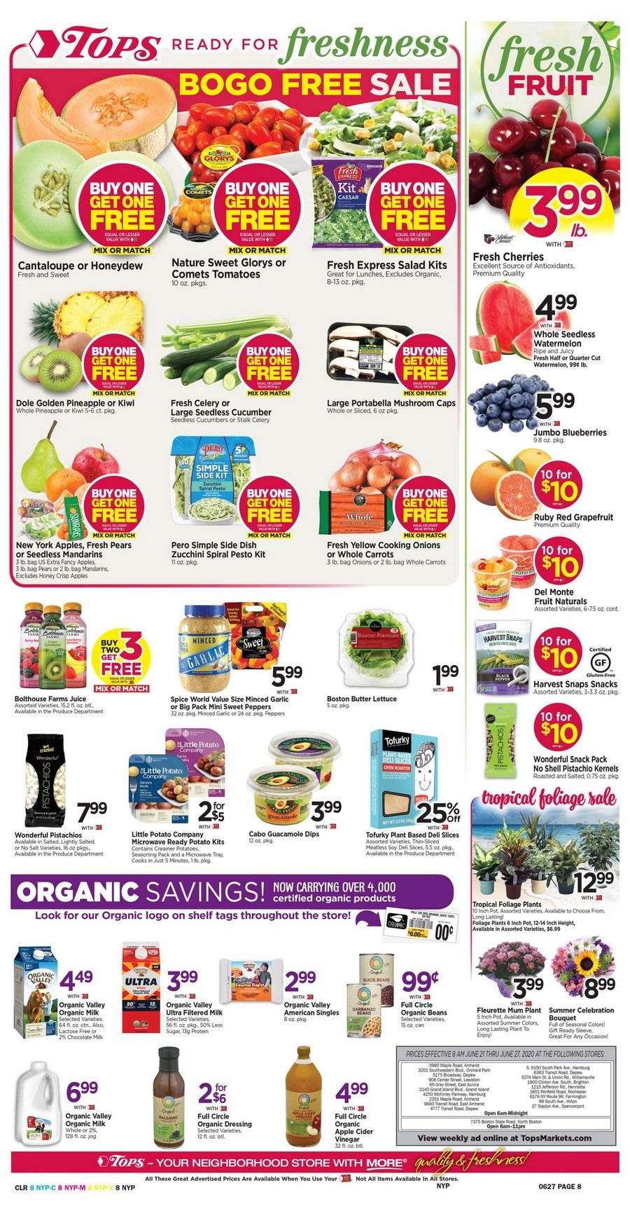 Tops Weekly Circular Jun 21– Jun 27, 2020