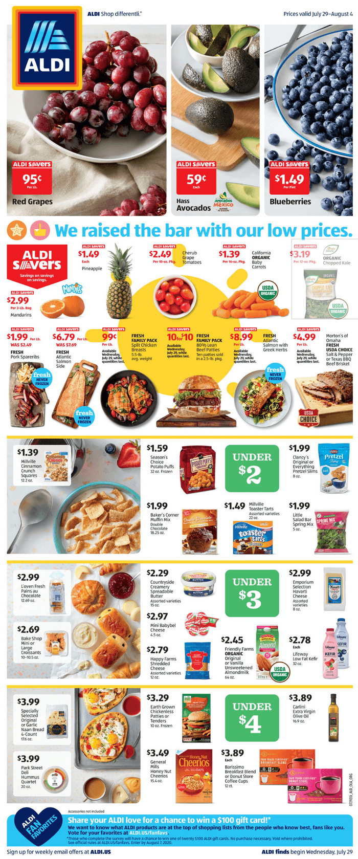 ALDI Weekly Ad Jul 29 – Aug 04, 2020