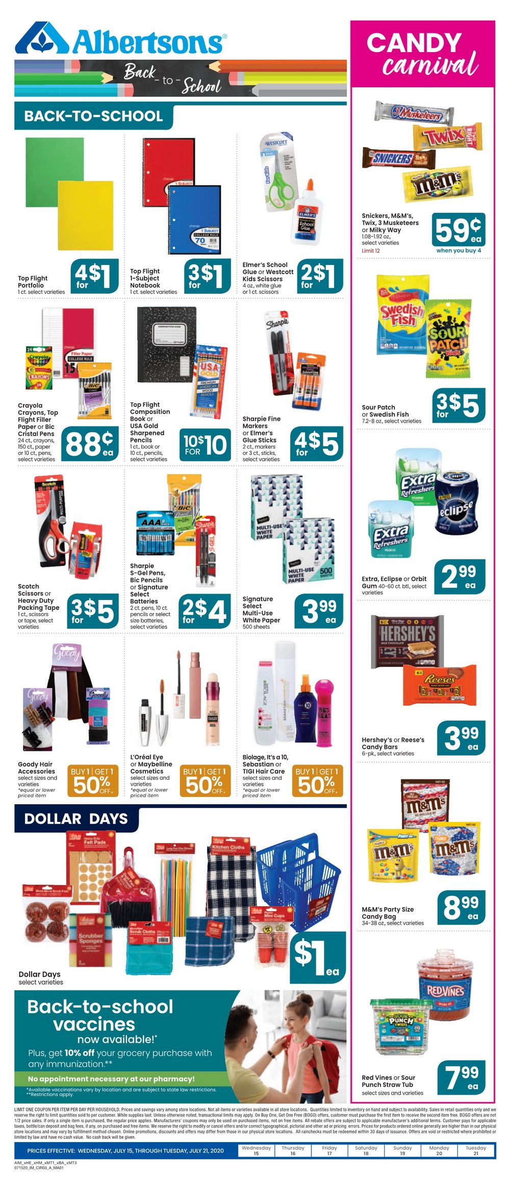 Albertsons Weekly Ad July 15 – July 21, 2020