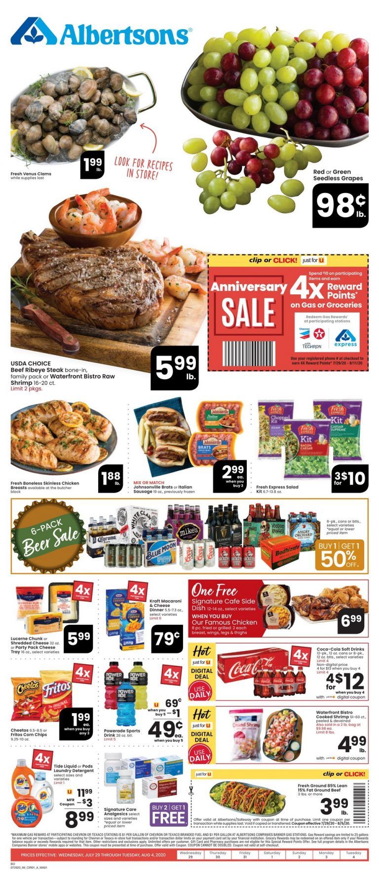 Albertsons Weekly Ad Jul 29 – Aug 04, 2020