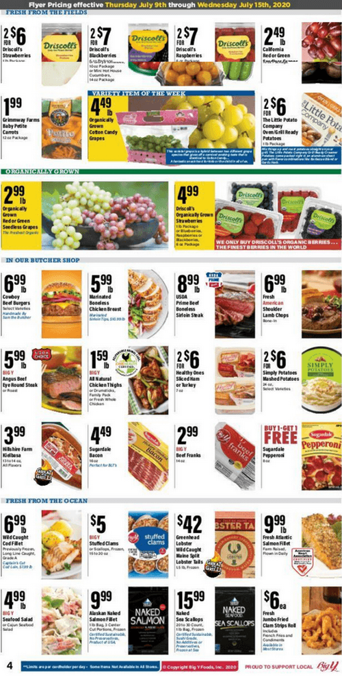 Big Y Weekly Ad July 09 – July 15, 2020