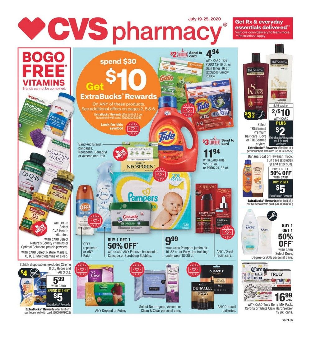 CVS Weekly Ad July 19 – July 25, 2020