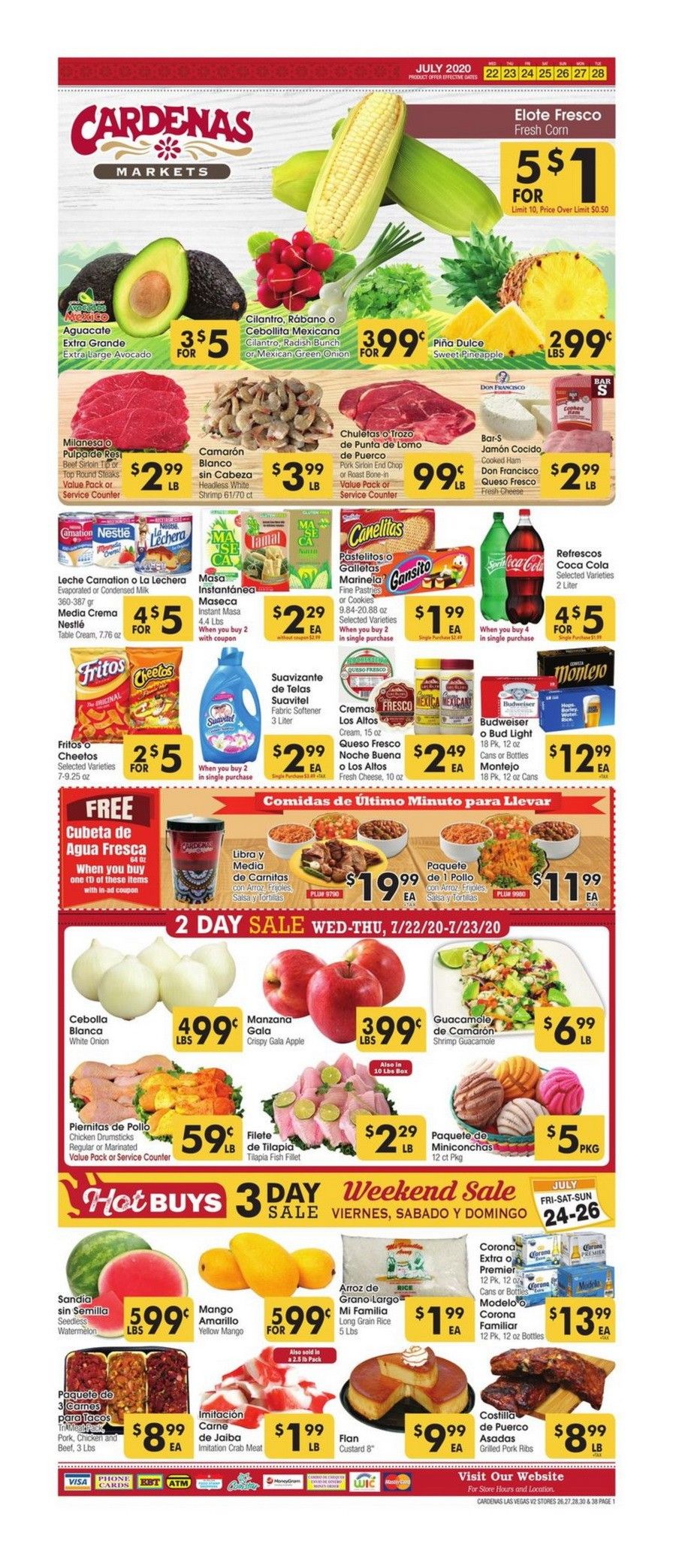 Cardenas Weekly Ad Jul 22 – Jul 28, 2020