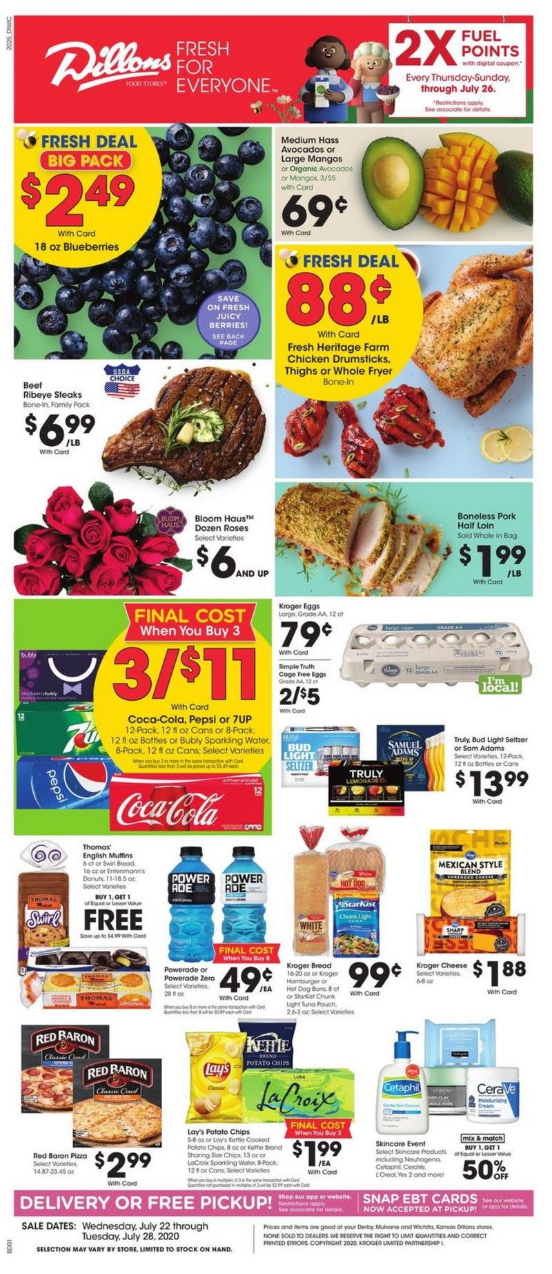Dillons Weekly Ad July 22- July 28, 2020