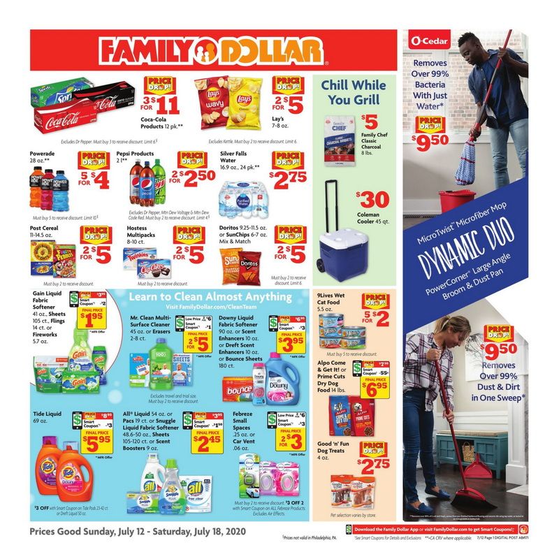 Family Dollar Weekly Ad Jul 12 – Jul 18, 2020